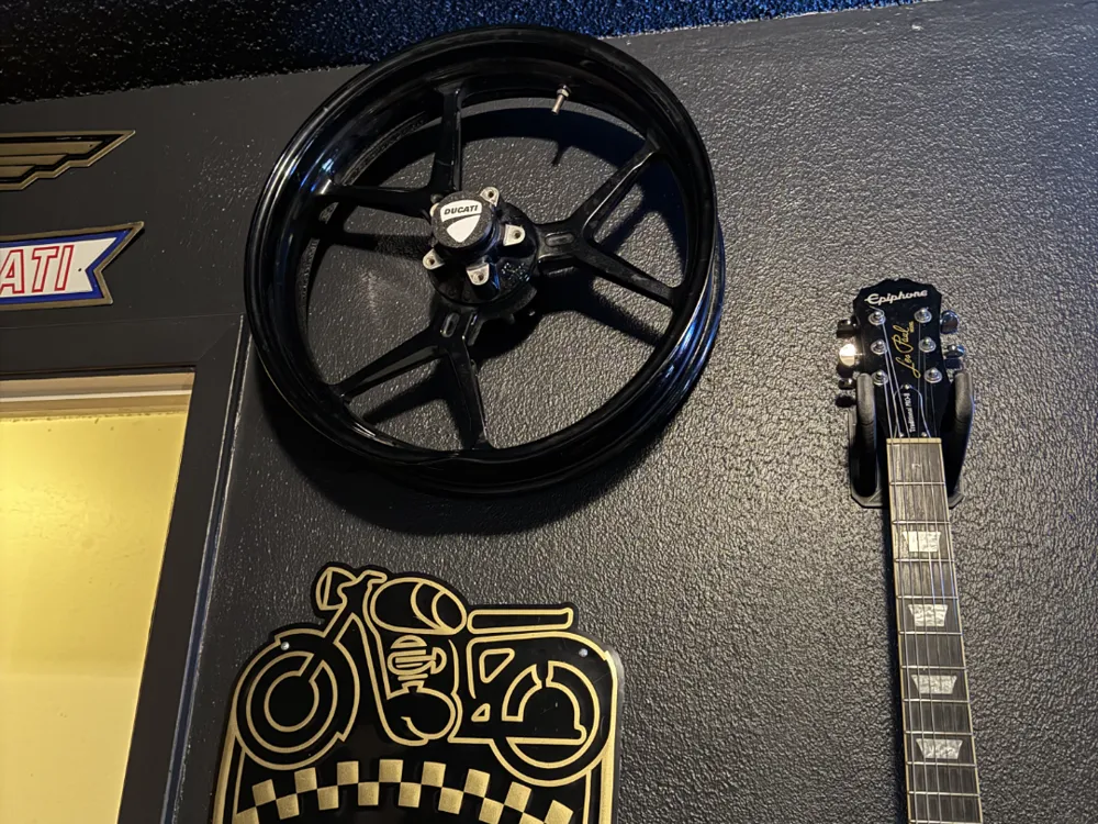 Motorcycle Wheel Wall Mount - Free 3D Print Model - MakerWorld