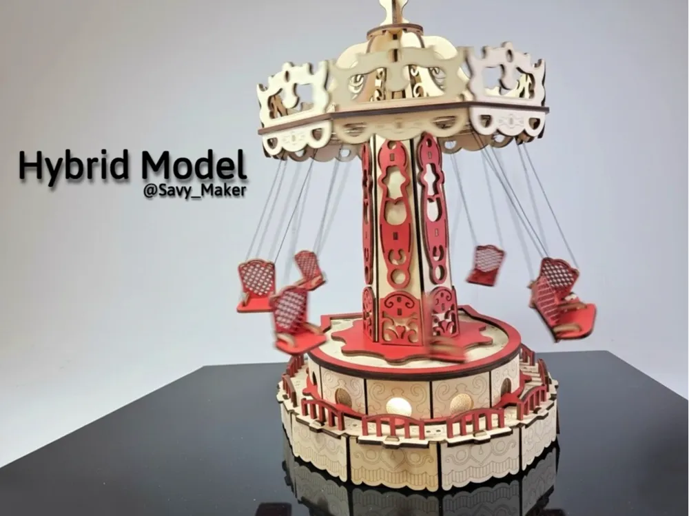 Chair Swing Ride - Christmas - Free 3D Print Model - MakerWorld