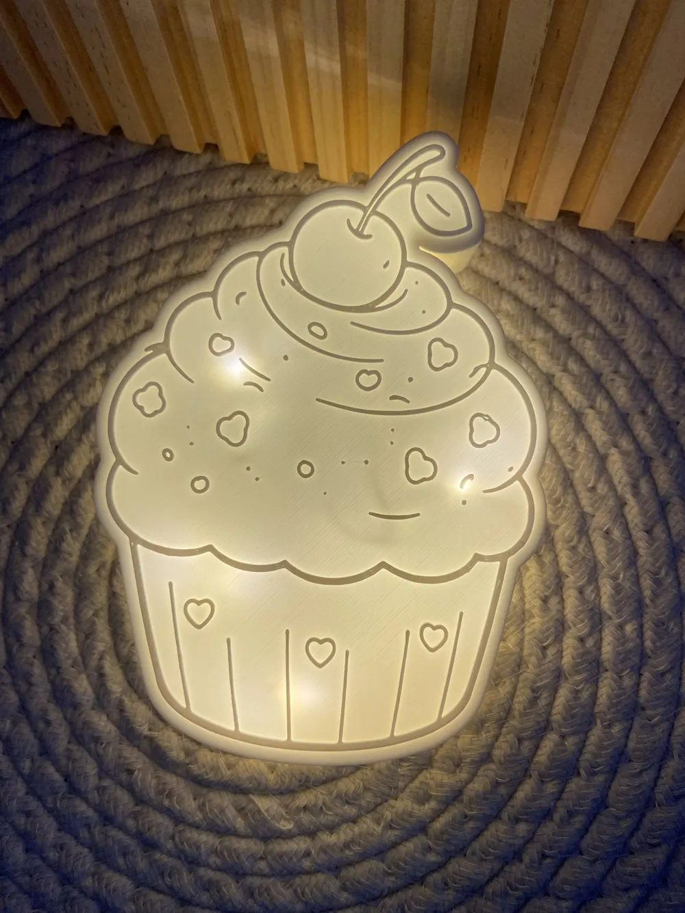 Cupcake Licht - Free 3D Print Model - MakerWorld