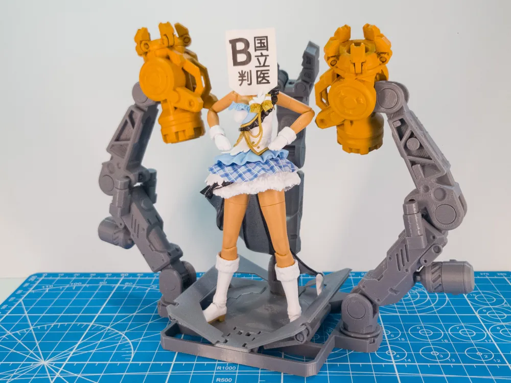 Armorer's Workbench: Mechanical Model Display Stand - Free 3D Print ...