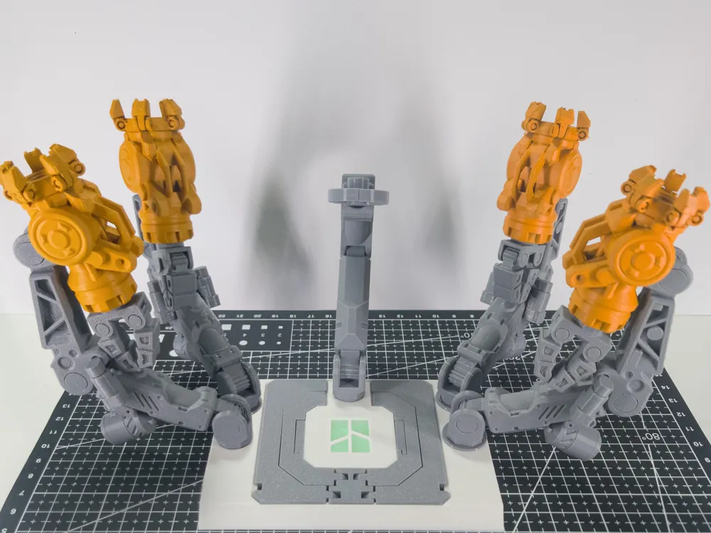 Armorer's Workbench: Mechanical Model Display Stand - Free 3D Print ...