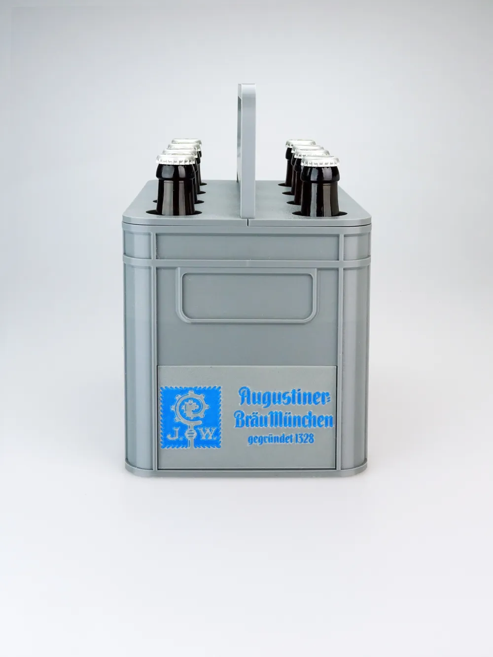 Augustiner 0.33l / 8-bottle Cooler Beer Crate Design - Free 3D Print ...