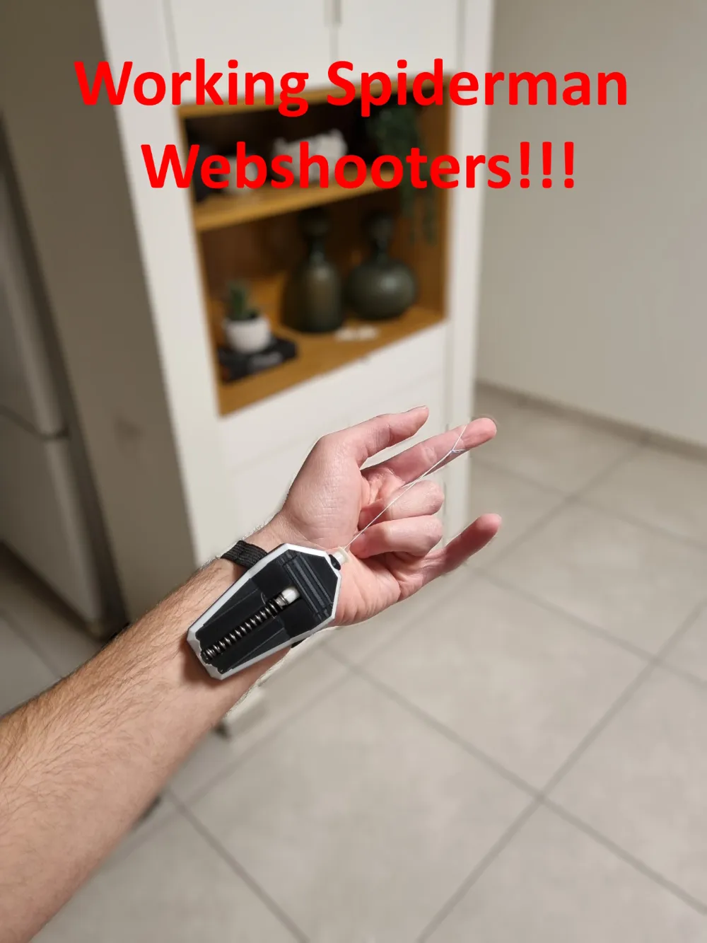 Working SpiderMan Webshooters by Kirzon MakerWorld: Download Free 3D Models