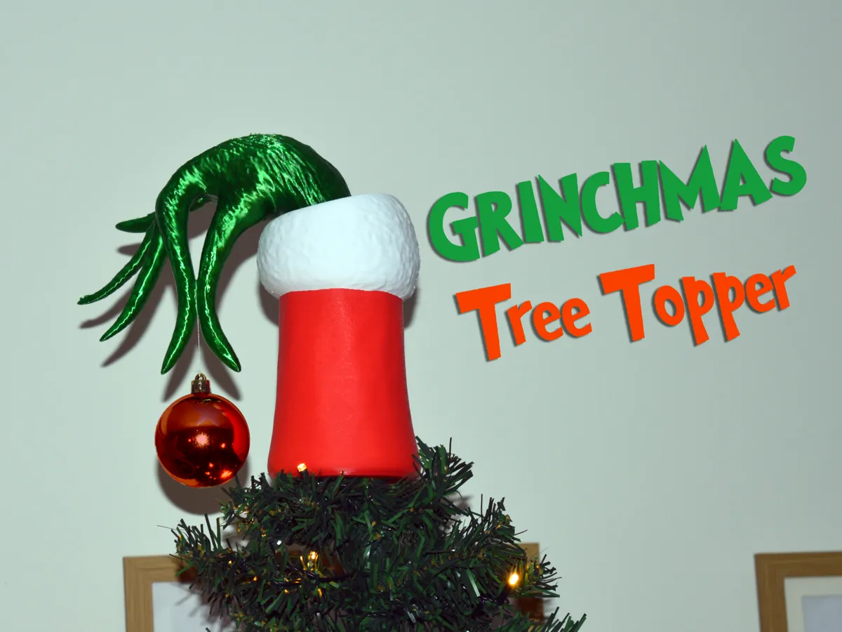 Grinchmas Tree Topper - Free 3D Print Model - MakerWorld