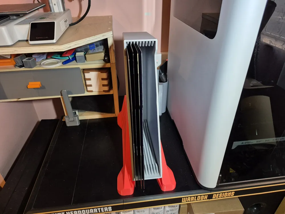 H2D Printer Build Plate Rack by warlogh MakerWorld: Download Free 3D Models