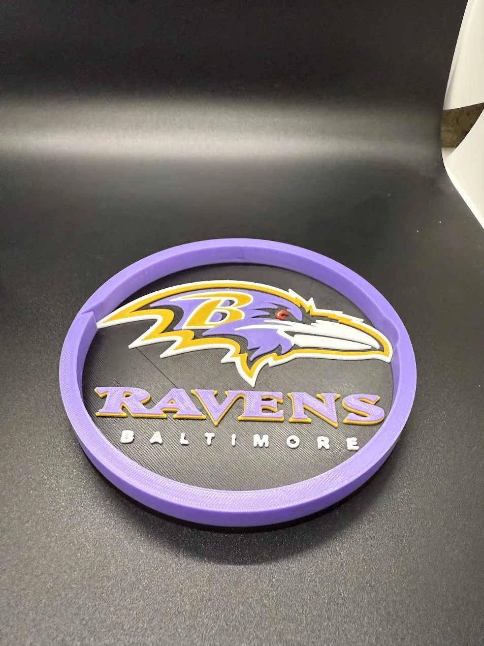 Baltimore Ravens Coaster by ruBBeLdieKaTz MakerWorld: Download Free 3D ...