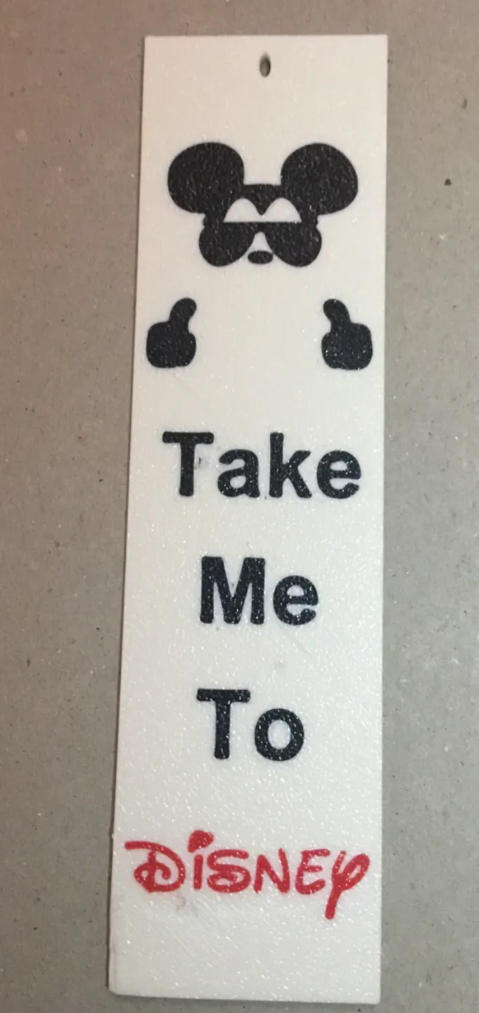 Disney Mickey Mouse Bookmark by DaisyChain - MakerWorld