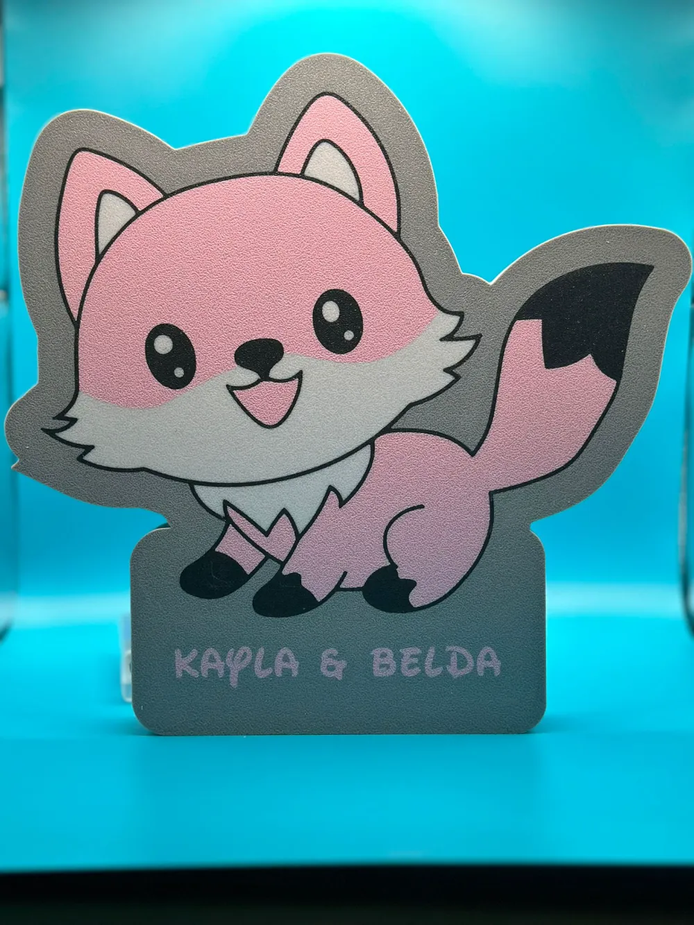 Cute Fox Lightbox by Auro2k - MakerWorld