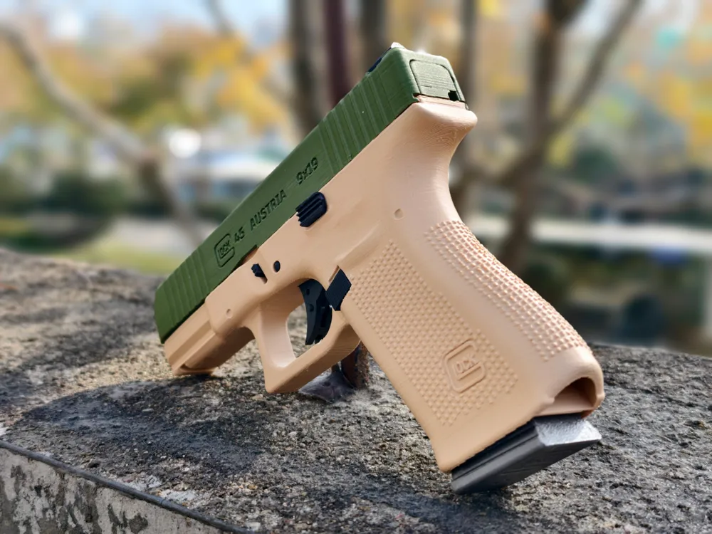 Glock G45 Toy pistol model (can't move or launch) - Free 3D Print Model ...