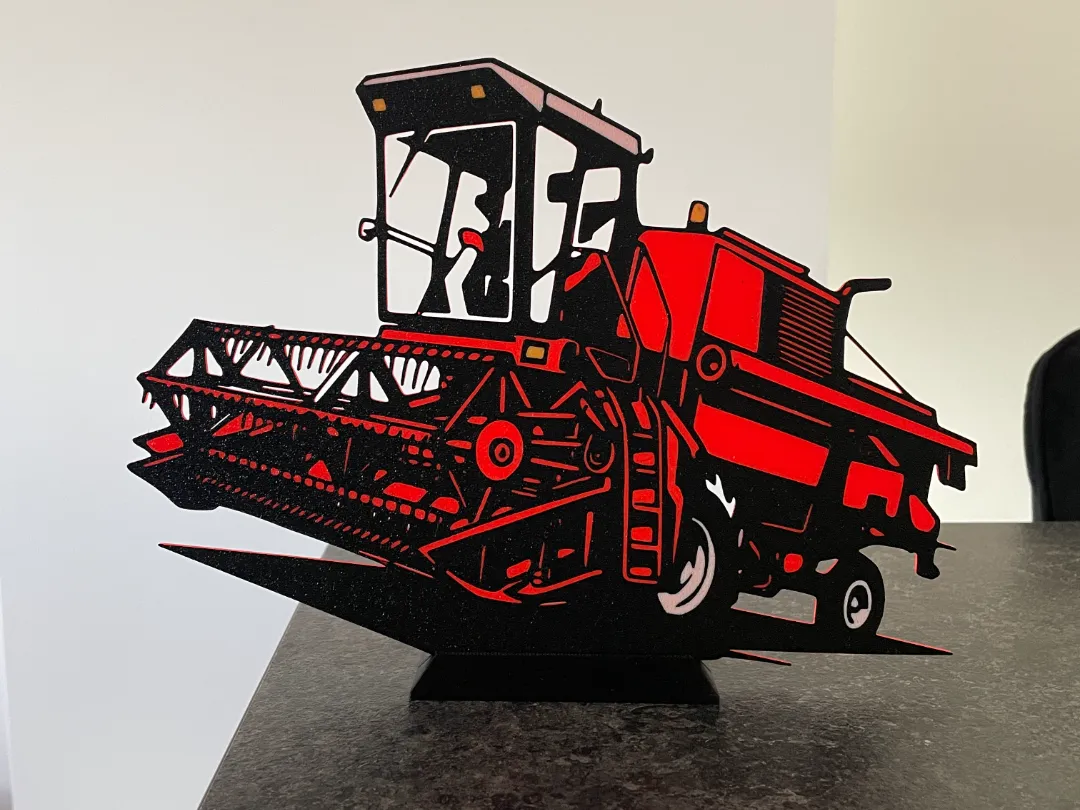 Bizon Combine Harvester - Free 3D Print Model - MakerWorld