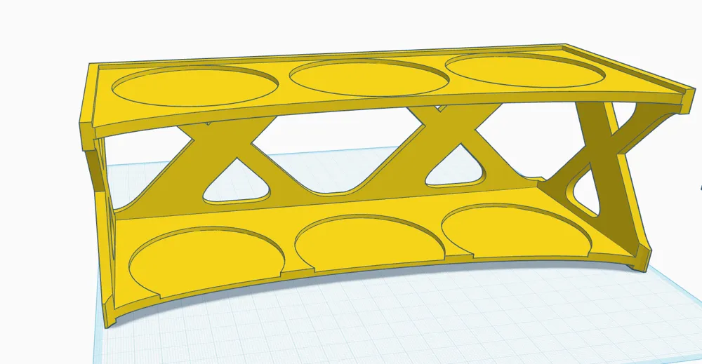 Jar stand 6x & 9x for 70mm jar or pot by Akandia - MakerWorld