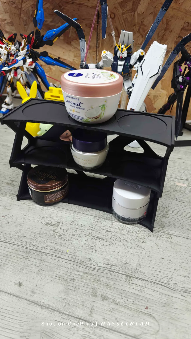 Jar stand 6x & 9x for 70mm jar or pot by Akandia - MakerWorld