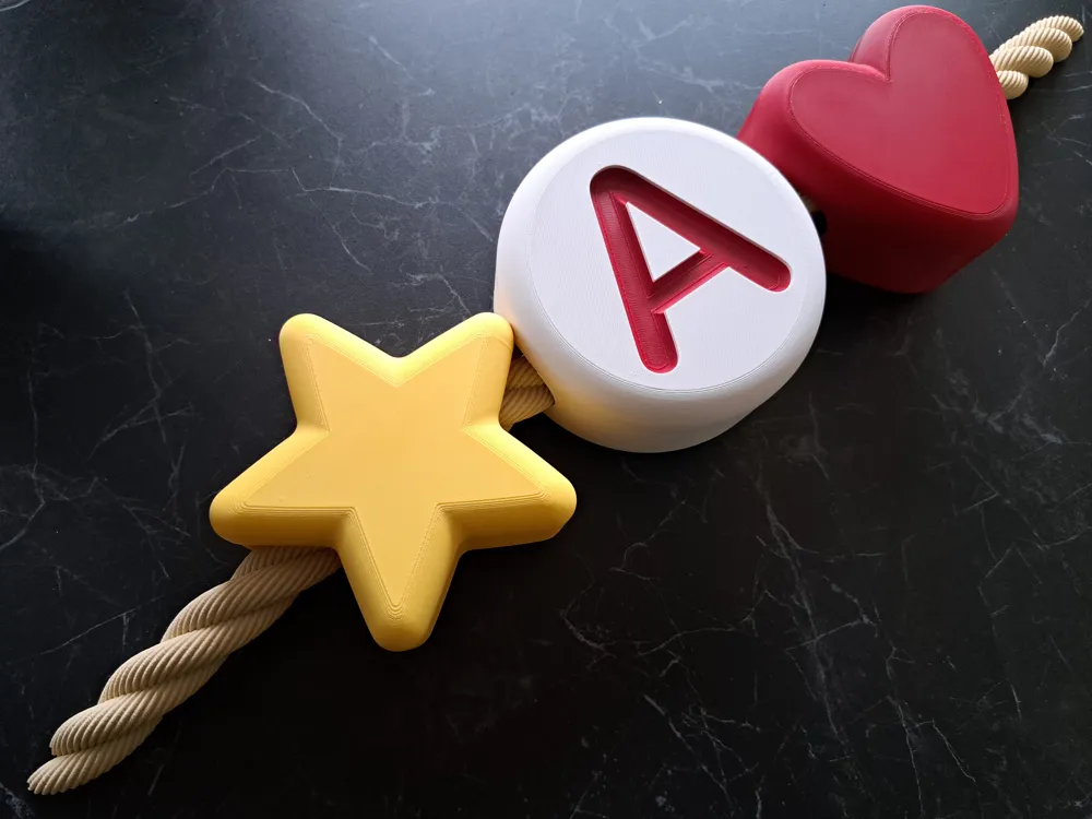 Big Rounded Star Bead - Free 3D Print Model - MakerWorld
