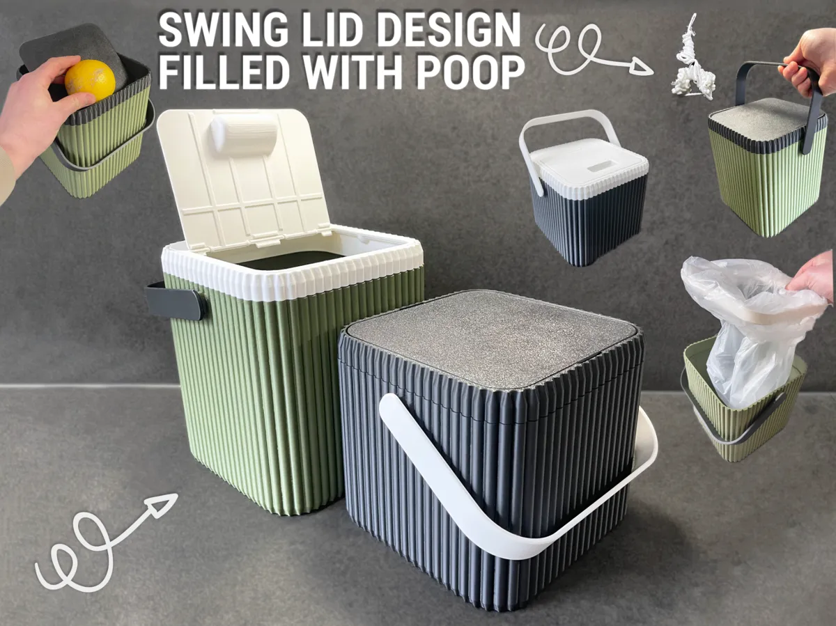 Ultimate Storage and Rubbish Bin - Configurable - Free 3D Print Model ...