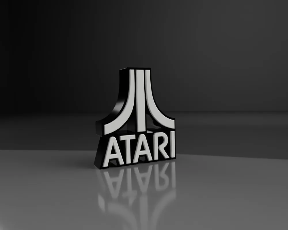 ATARI-Logo - Free 3D Print Model - MakerWorld