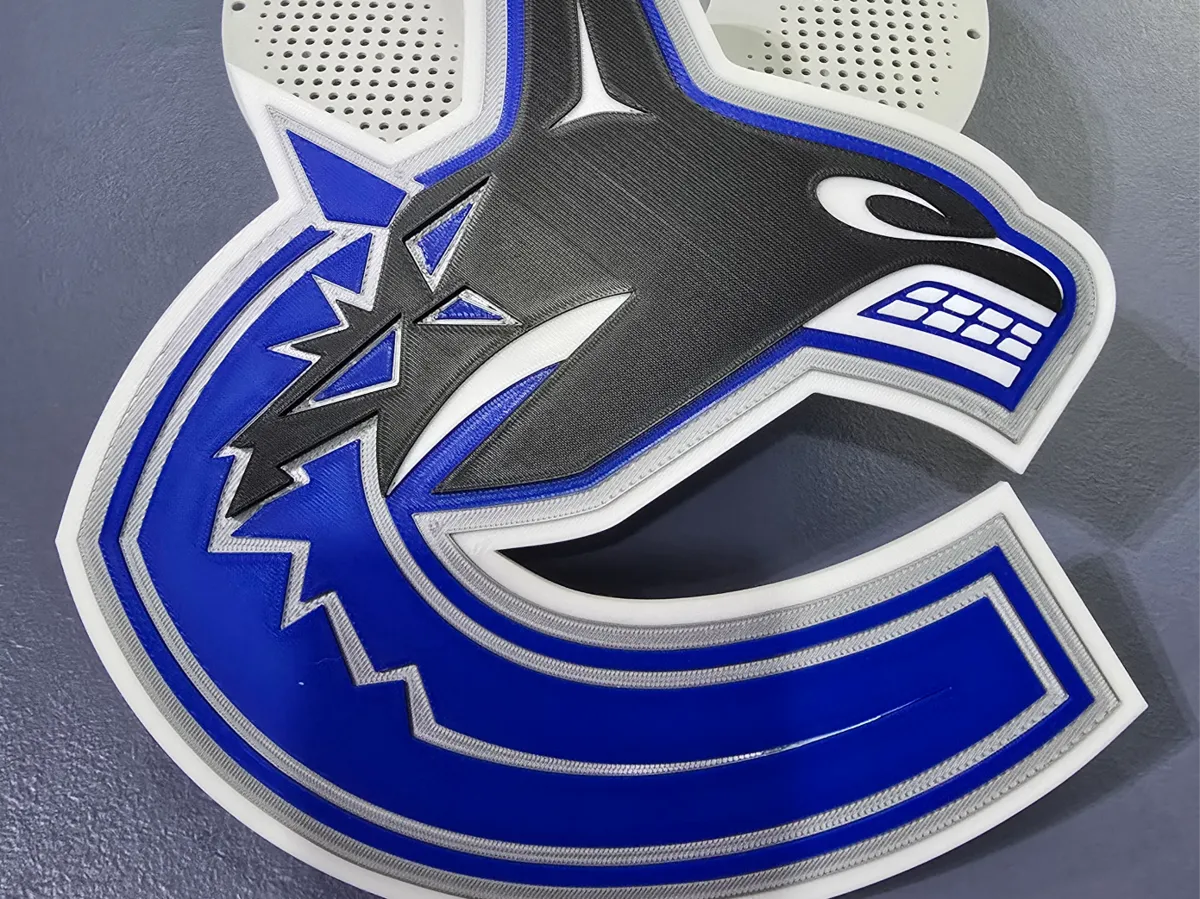 VANCOUVER CANUCKS - 3D Logo Large 223mm V2 series - Free 3D Print Model ...