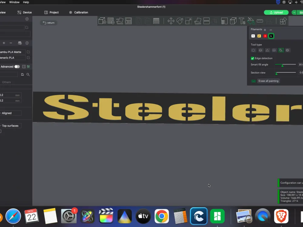 Steelers Logo Thor Hammer by Jrs3DPrints MakerWorld: Download Free 3D ...