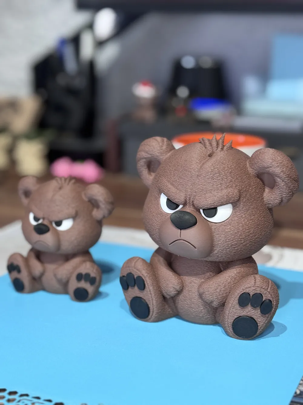 The Grumpy Bear - No AMS - Multi-part - Free 3D Print Model - MakerWorld