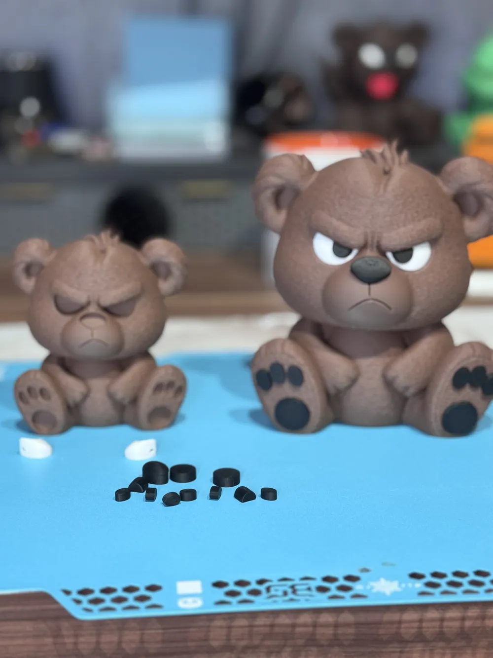 The Grumpy Bear - No AMS - Multi-part - Free 3D Print Model - MakerWorld