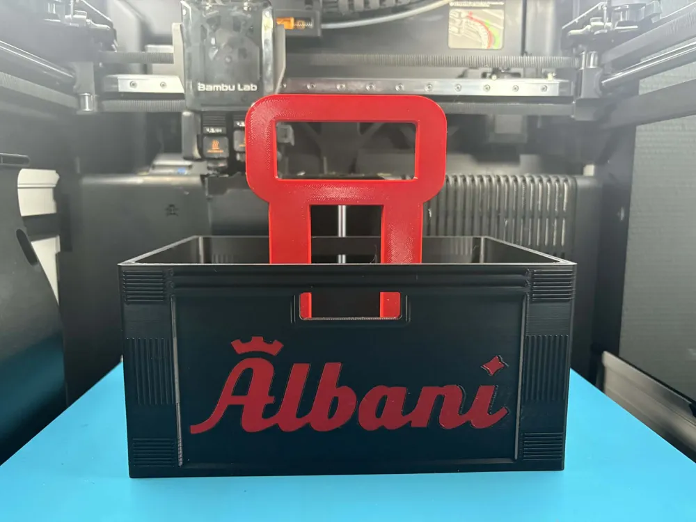 Albani - Beer Crate DELUX - Free 3D Print Model - MakerWorld