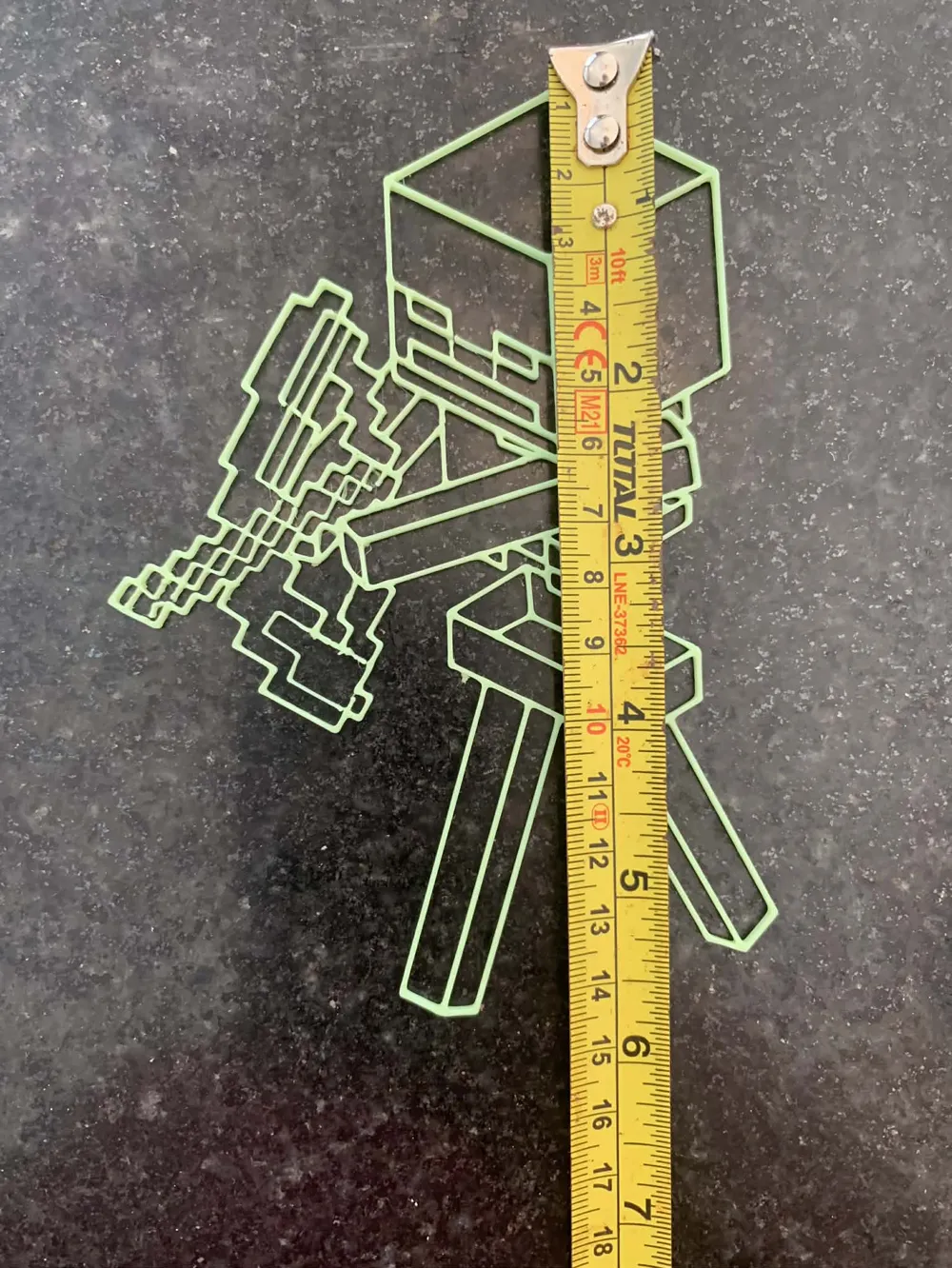 Minecraft Inspired Skeleton Wall Art - Free 3D Print Model - MakerWorld