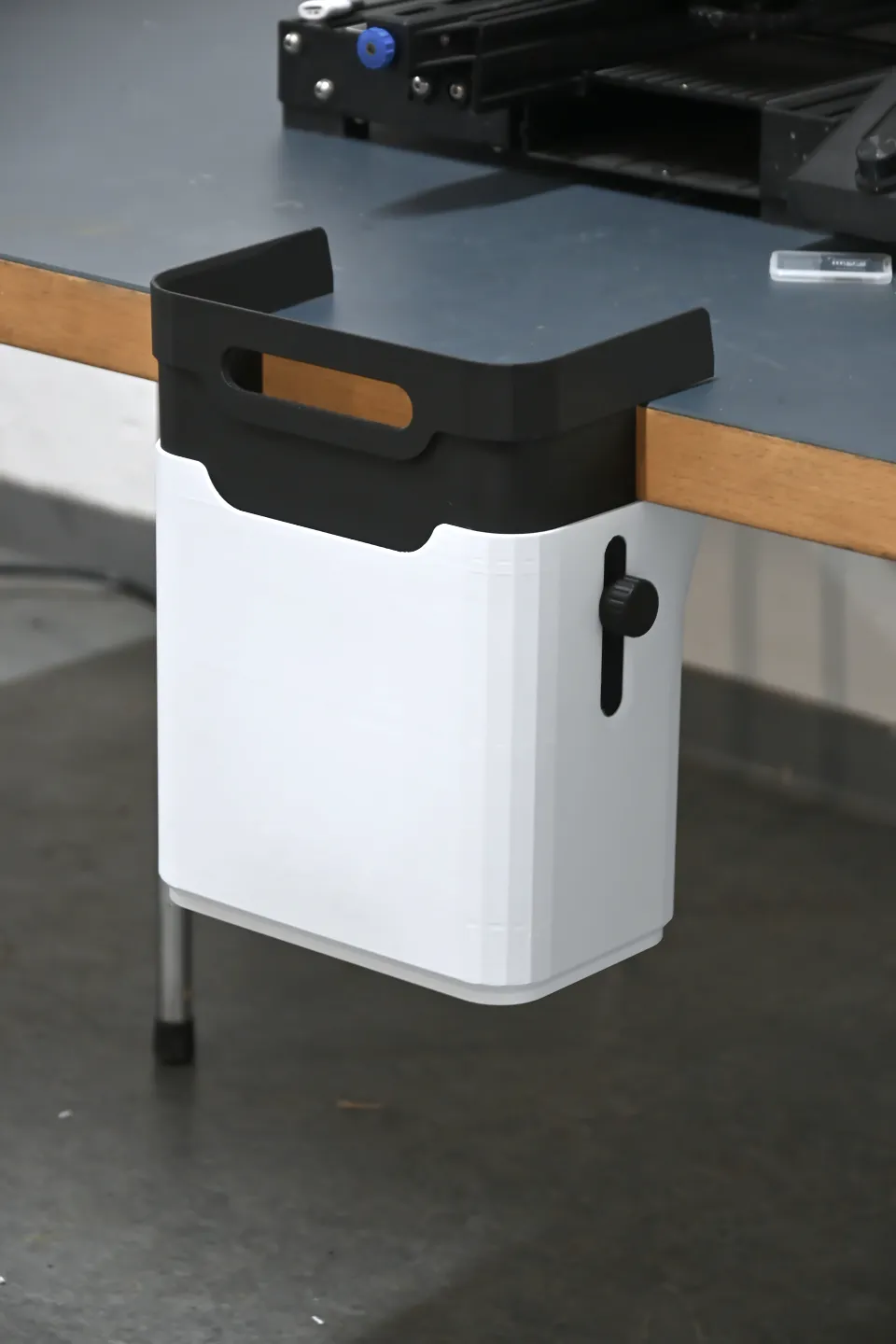 Clamp-On Desk Bin - Free 3D Print Model - MakerWorld
