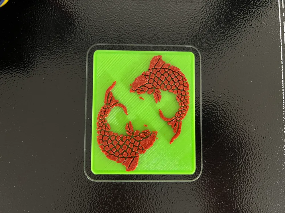 Koi Carp magnet / sign by dubmehard - MakerWorld