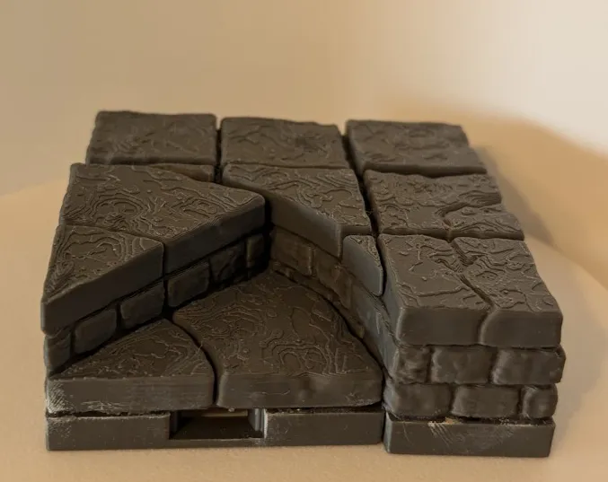 OpenForge 2.0 Dungeon Stairs - Free 3D Print Model - MakerWorld
