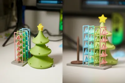Splatoon Christmas Tree by Kino MakerWorld: Download Free 3D Models