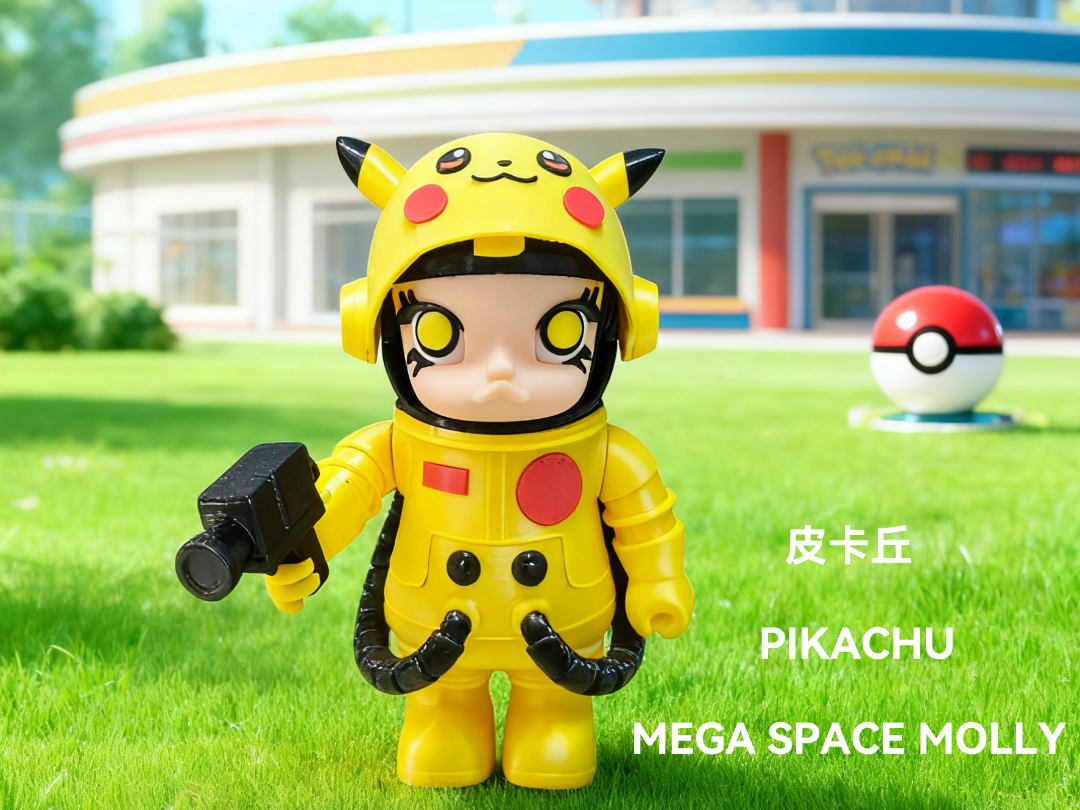 POPMART MEGA SPACE MOLLY Pokemon Pikachu Space Molly AMS-free separated ...