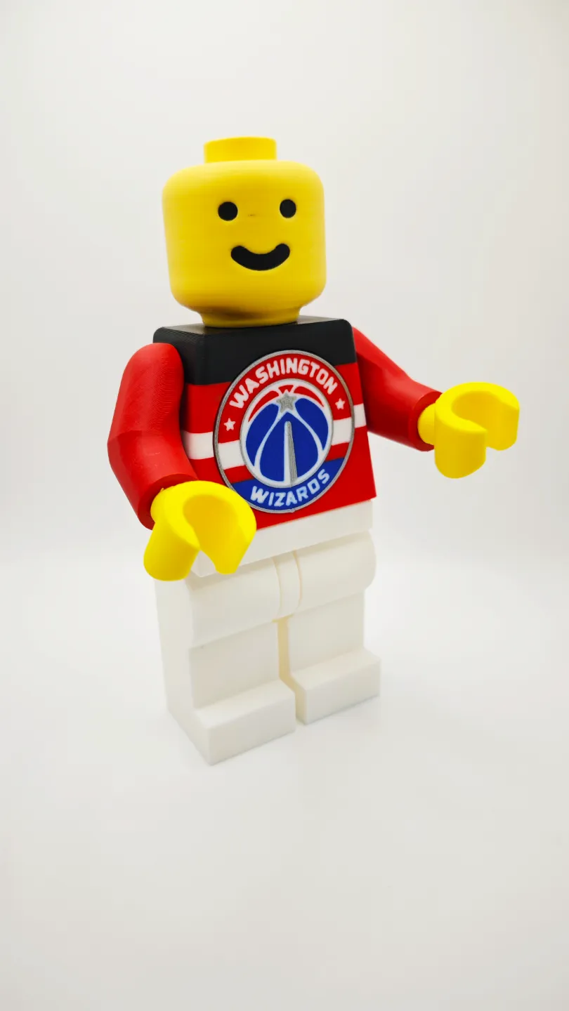 NBA Brick Man - Washington Wizards (500%) by P78 MakerWorld: Download ...