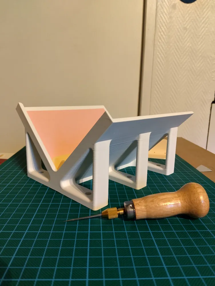 Paper Piercing Cradle - A6 - Free 3D Print Model - MakerWorld