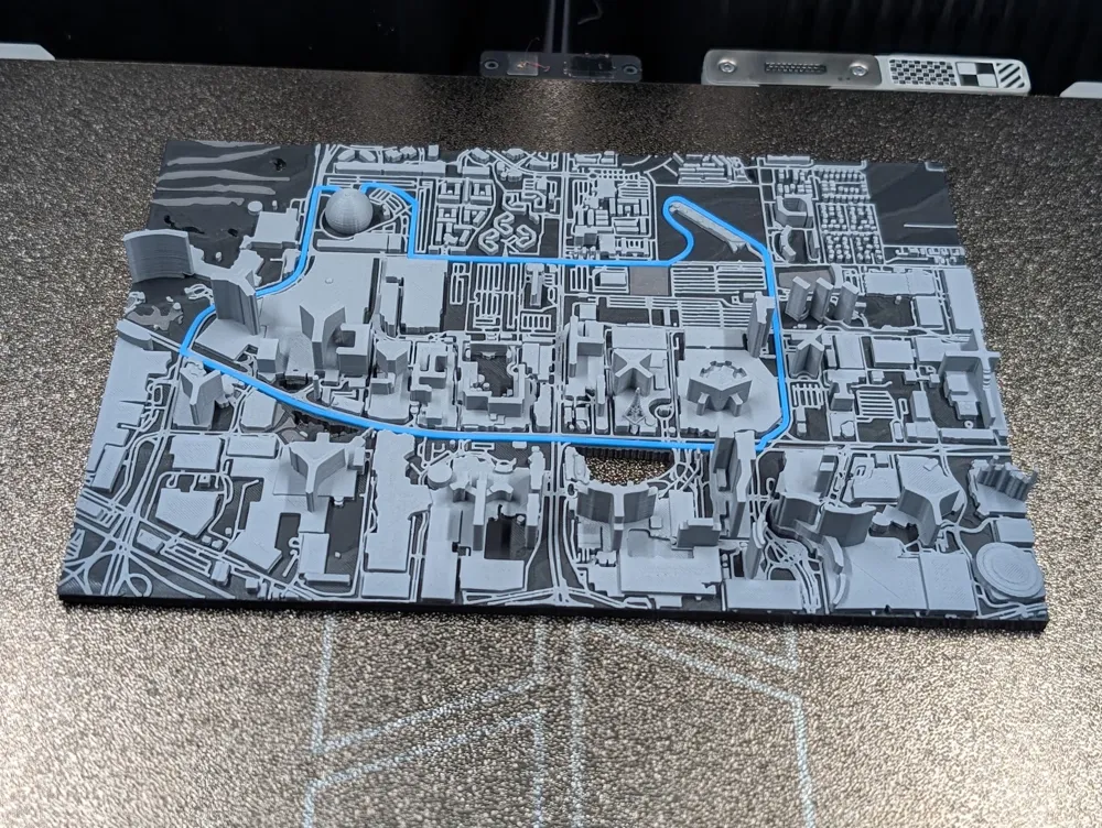 Las Vegas 3D Miniature v2 - Free 3D Print Model - MakerWorld
