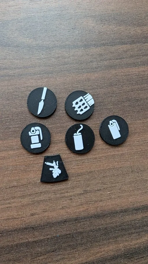 Kill Team Kommandos Tokens - Free 3D Print Model - MakerWorld
