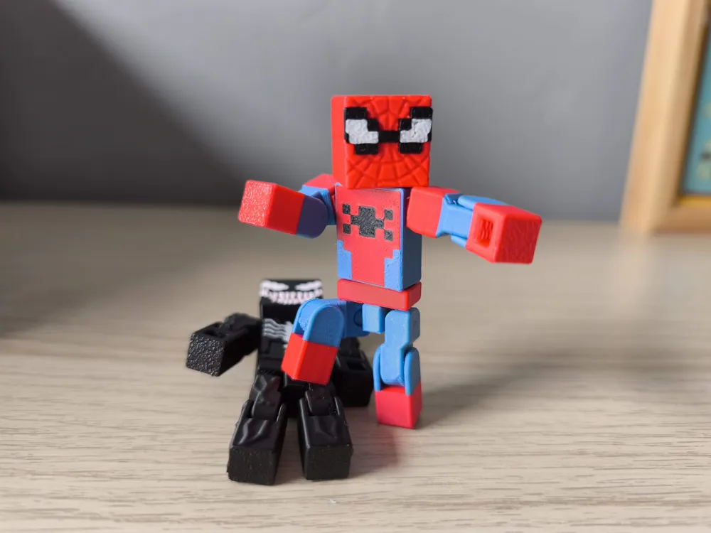 Minecraft Style Articulated Venom by Spennolio MakerWorld: Download ...