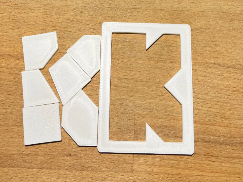 Tangram Alphabet Puzzle K letter - Free 3D Print Model - MakerWorld
