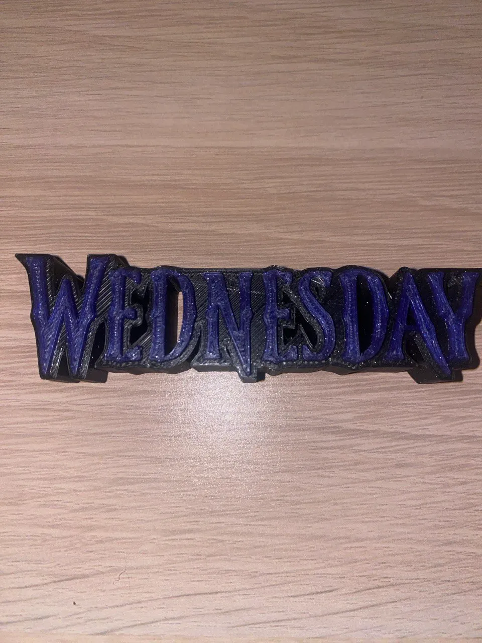 Wednesday logo by Kalcime3DMakerWorld: Download Free 3D Models