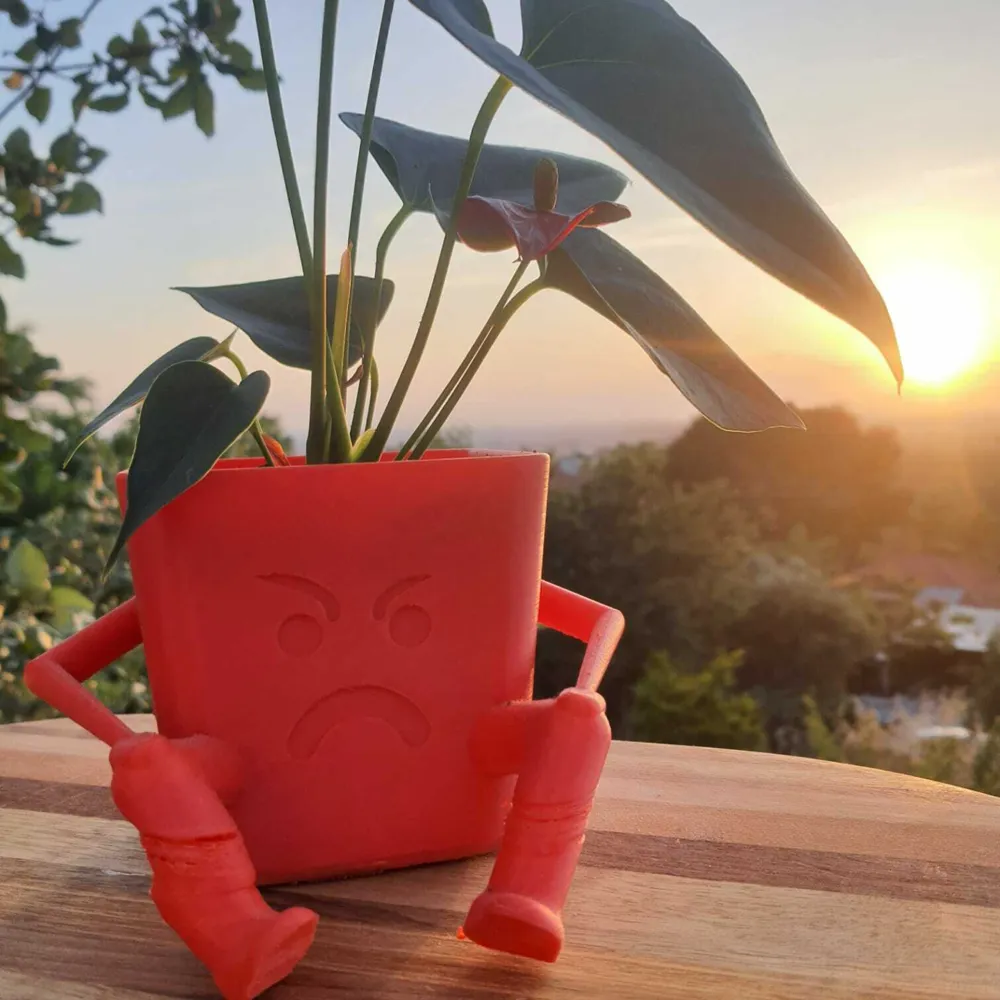 Angry pot by 3d manifest - MakerWorld