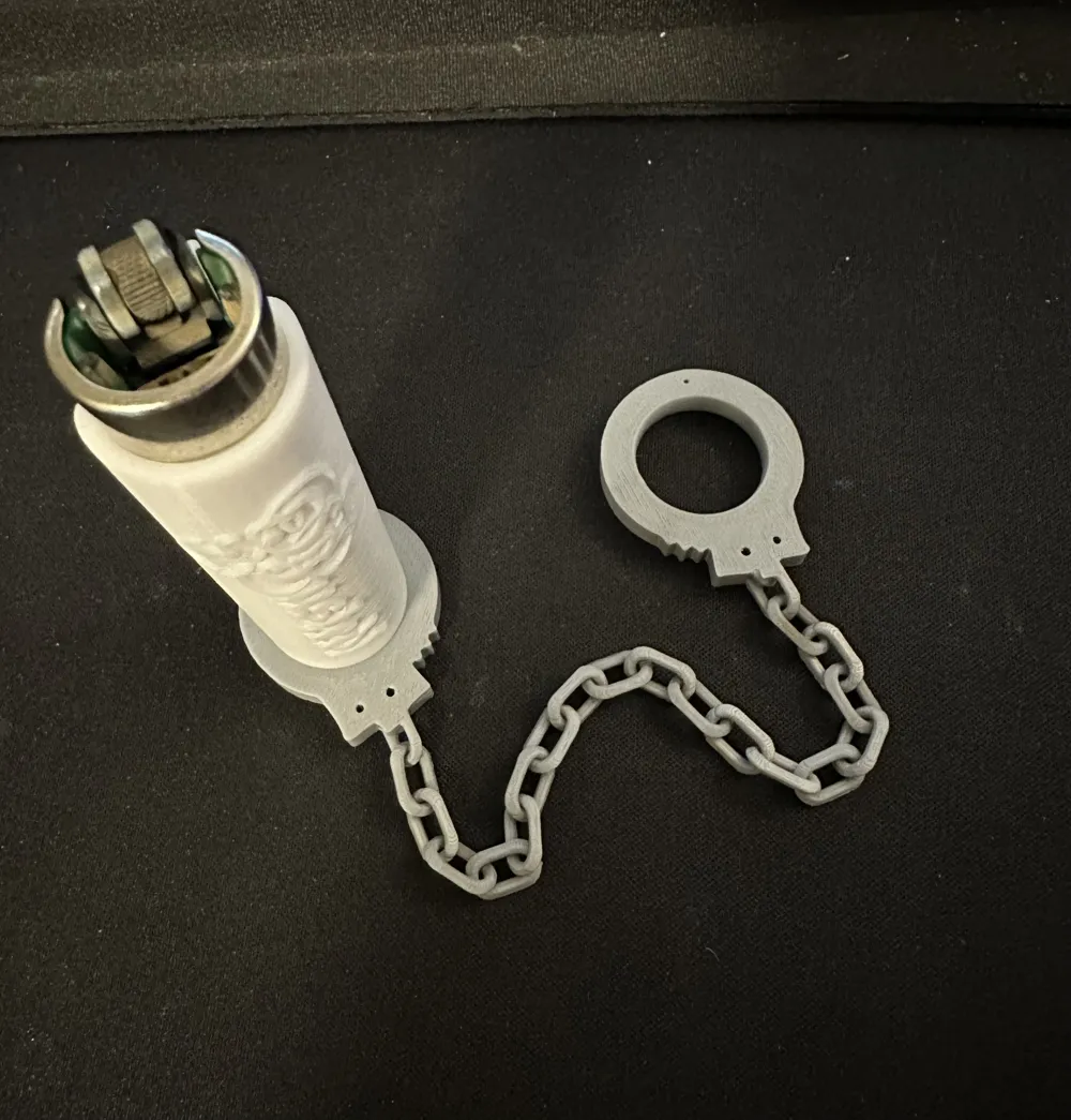 Clipper Case in Handcuffs Remixed by 3D OttoMakerWorld: Download Free ...