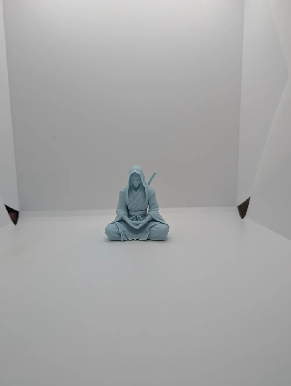 Meditative Ninja – A Peaceful Warrior in Rest - Free 3D Print Model ...