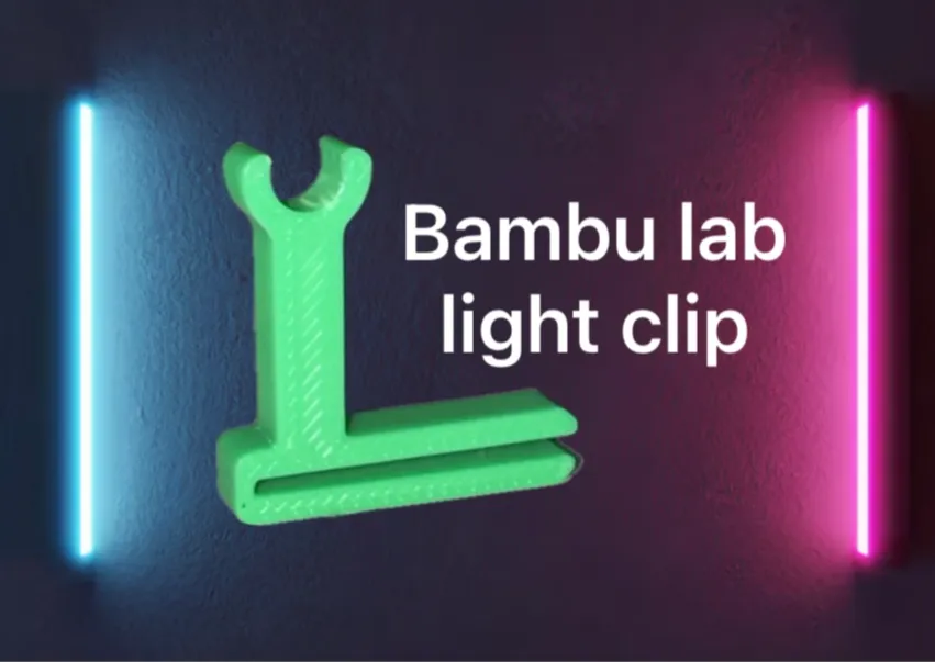 Bambu lab- P1P, P1S and X1C USB light clip by GalaxyPrints3D - MakerWorld