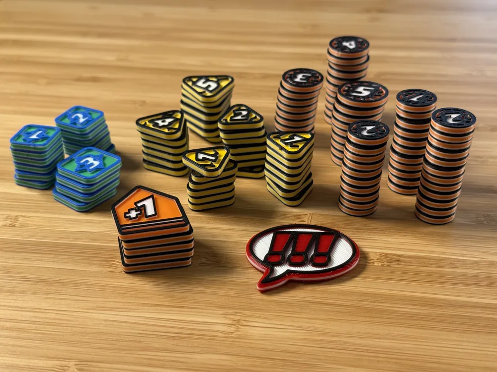Marvel Champions Tokens - Free 3D Print Model - MakerWorld