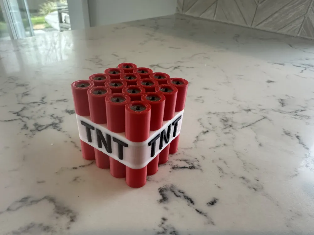 BOOM! Minecraft Inspired TNT Block Desk Toy - Free 3D Print Model ...