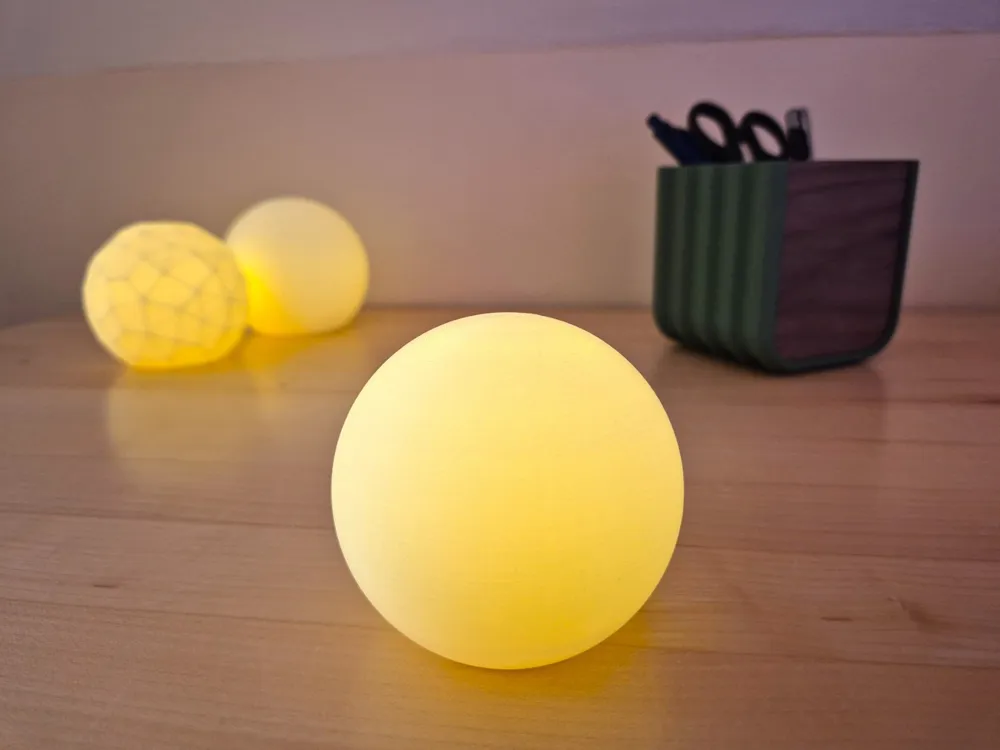 Leuchtende Teelichtkugeln – Gemütliche Lampe – Kostenloses 3D ...