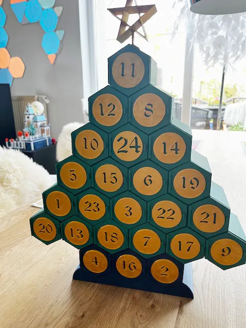 Advents Calender Numbers mod Remixed by XSDiVer - MakerWorld