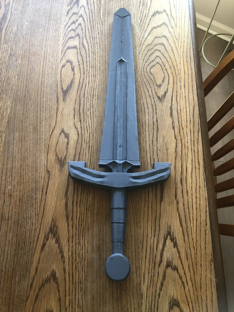 full sized recroom sword - Free 3D Print Model - MakerWorld