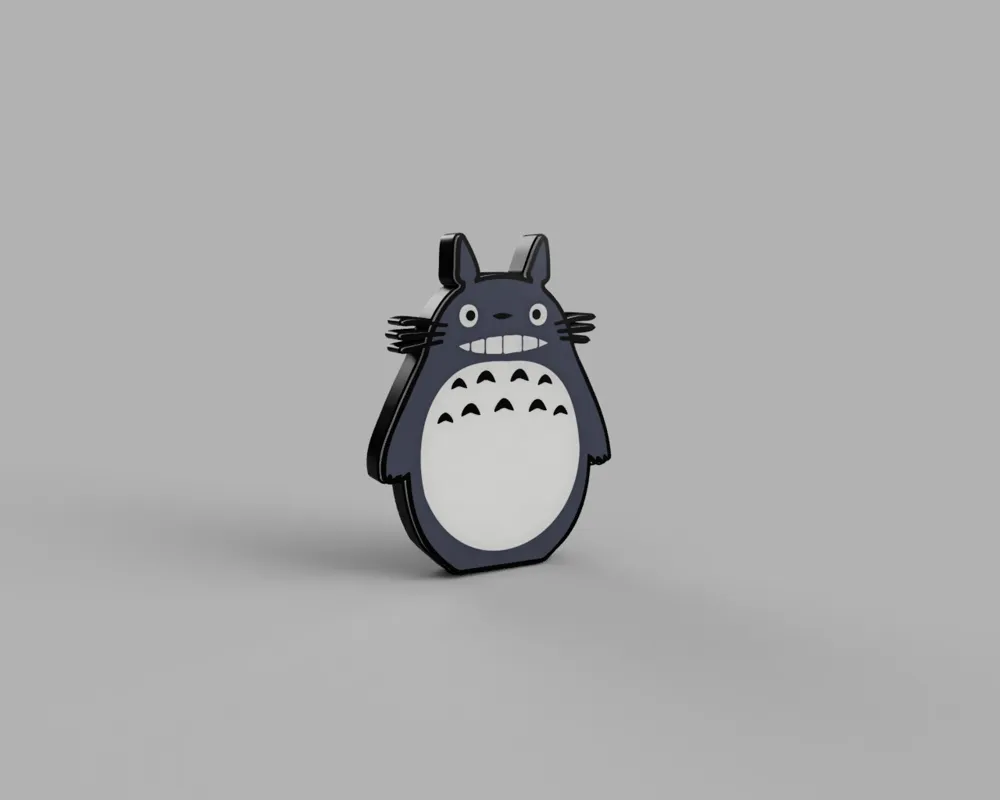 Totoro Lightbox Lamp - Free 3D Print Model - MakerWorld