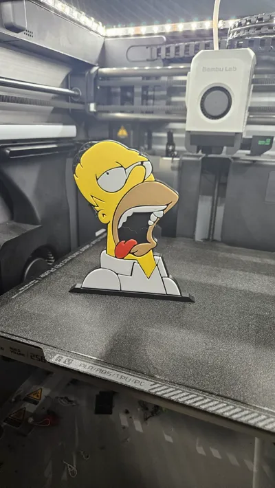 Homer Simpson Table Stand by 5kyrunn3r - MakerWorld