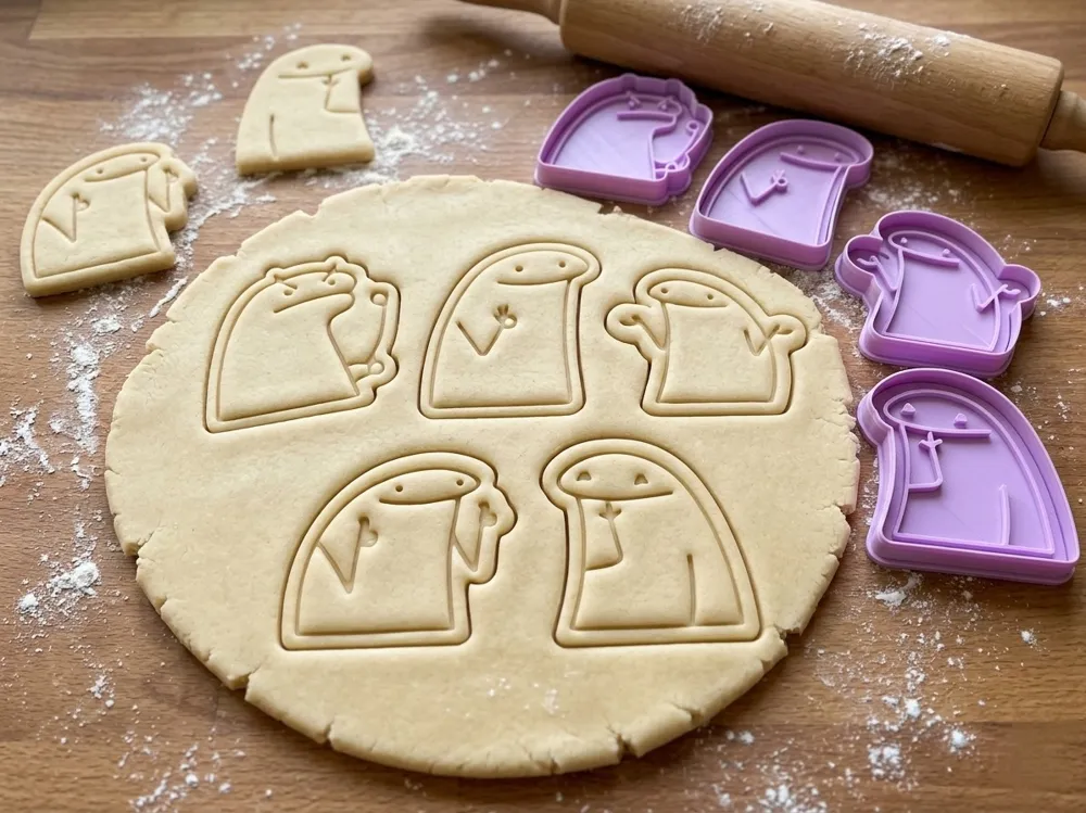 cookie cutter flork - Free 3D Print Model - MakerWorld