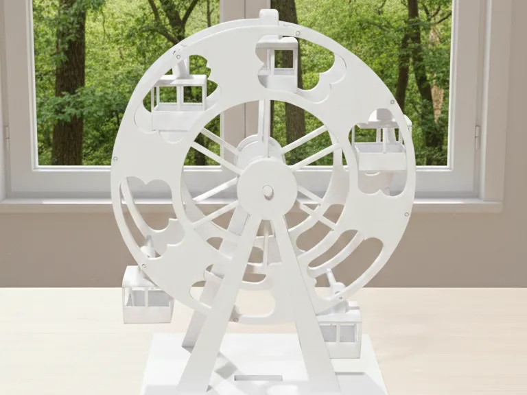 Rotating Ferris Wheel – 3D Printer Model - Free 3D Print Model - MakerWorld